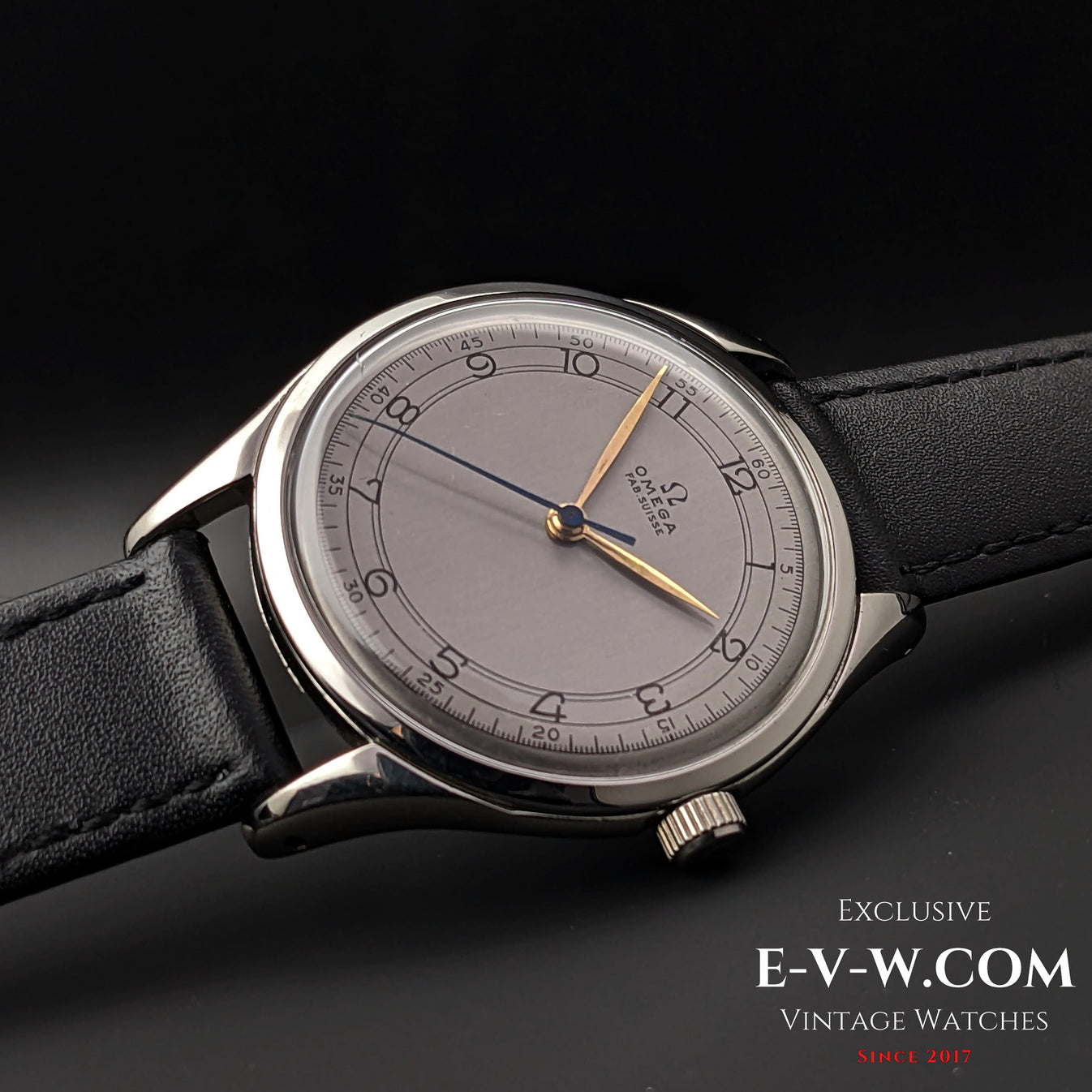 77 Years Old Vintage Omega Sector Jumbo Oversize 38mm Ref. 2506 1 / Ca ...