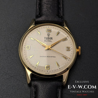 74 Years Old Vintage Rolex Tudor Very rare / Solid Gold / Cal. Tudor 1 ...