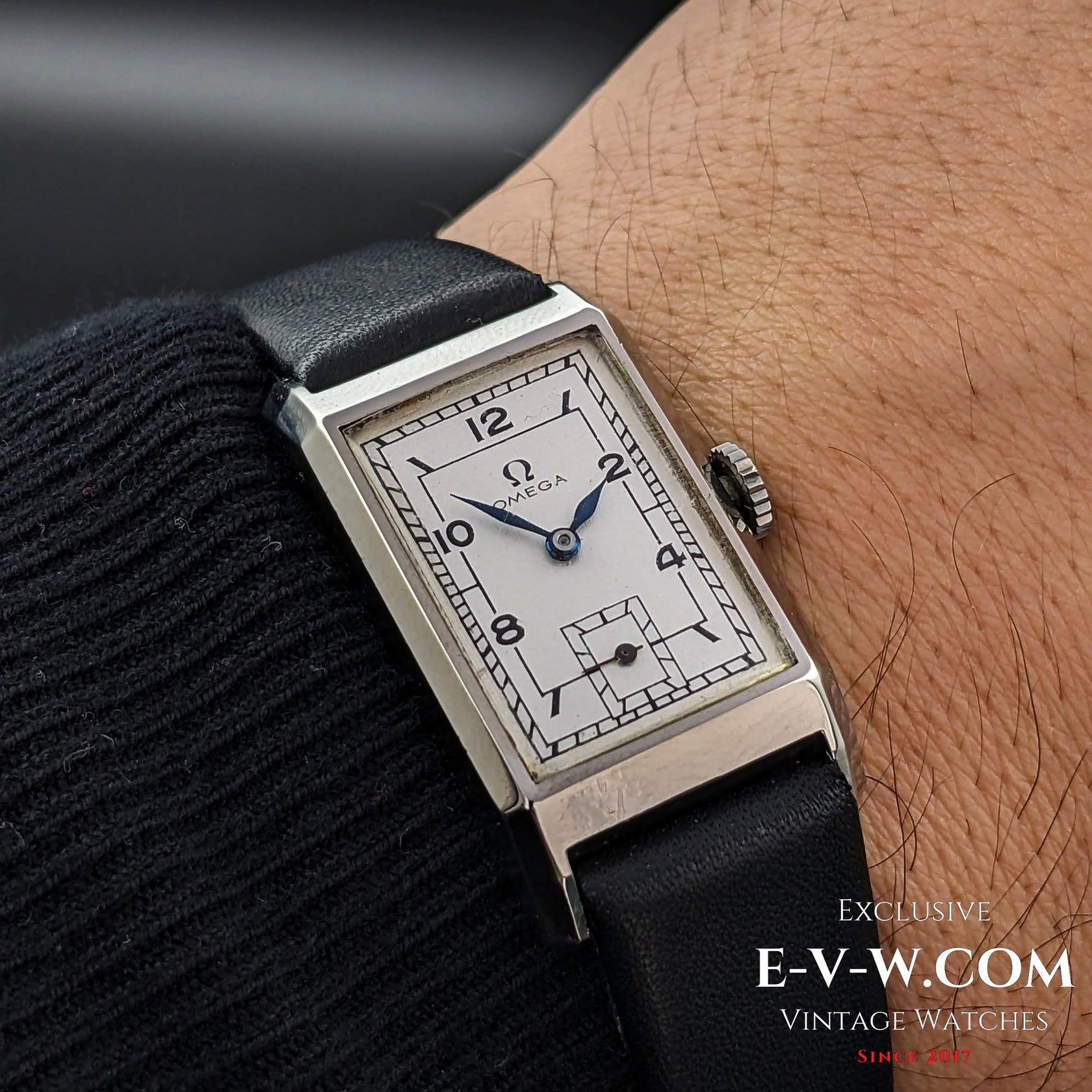 85 Years Old Vintage Omega Tank / Art Deco / Cal. T17 / Vintage 1939 ...