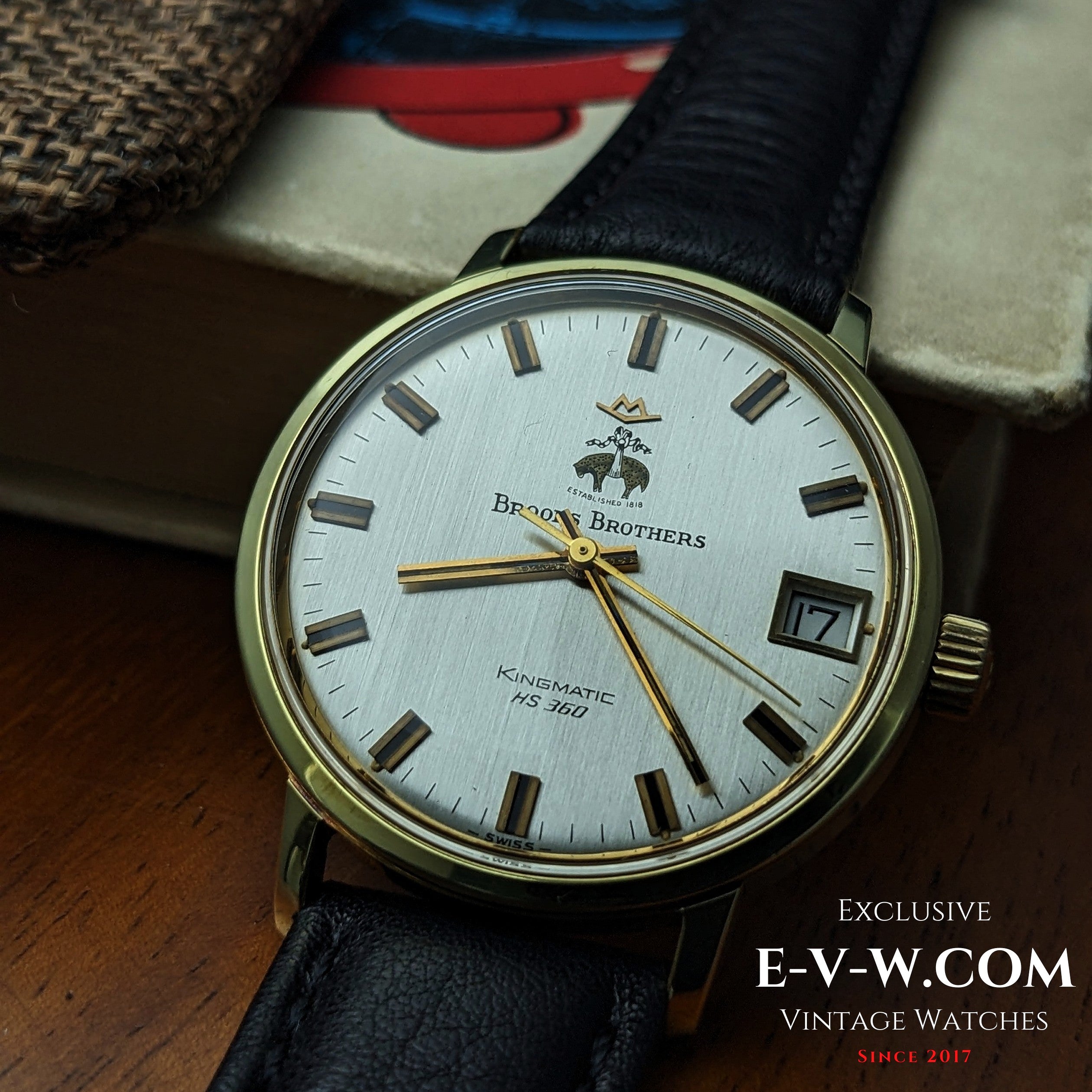Movado Brooks Brothers Kingmatic HS360 - Vintage 1970 – Exclusive ...